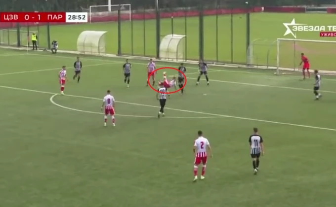 Sportske.net - Zvezdin Bekam akrobatskim golom protiv Partizana najavio ...
